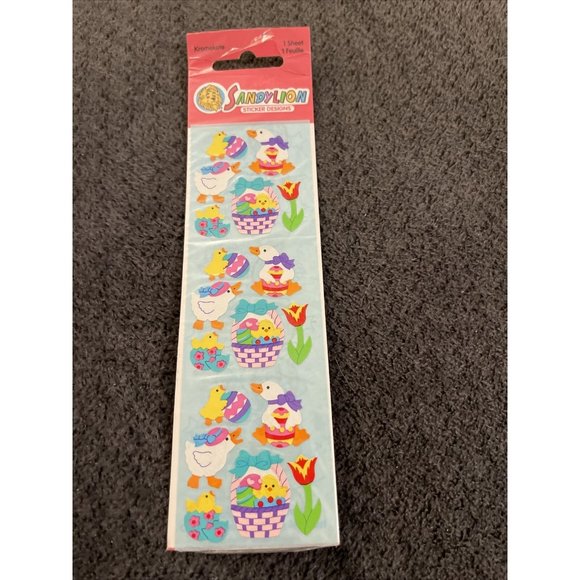 Other | New Sandylion Sandy Lion Sticker Pack Sheet Easter A2 | Poshmark